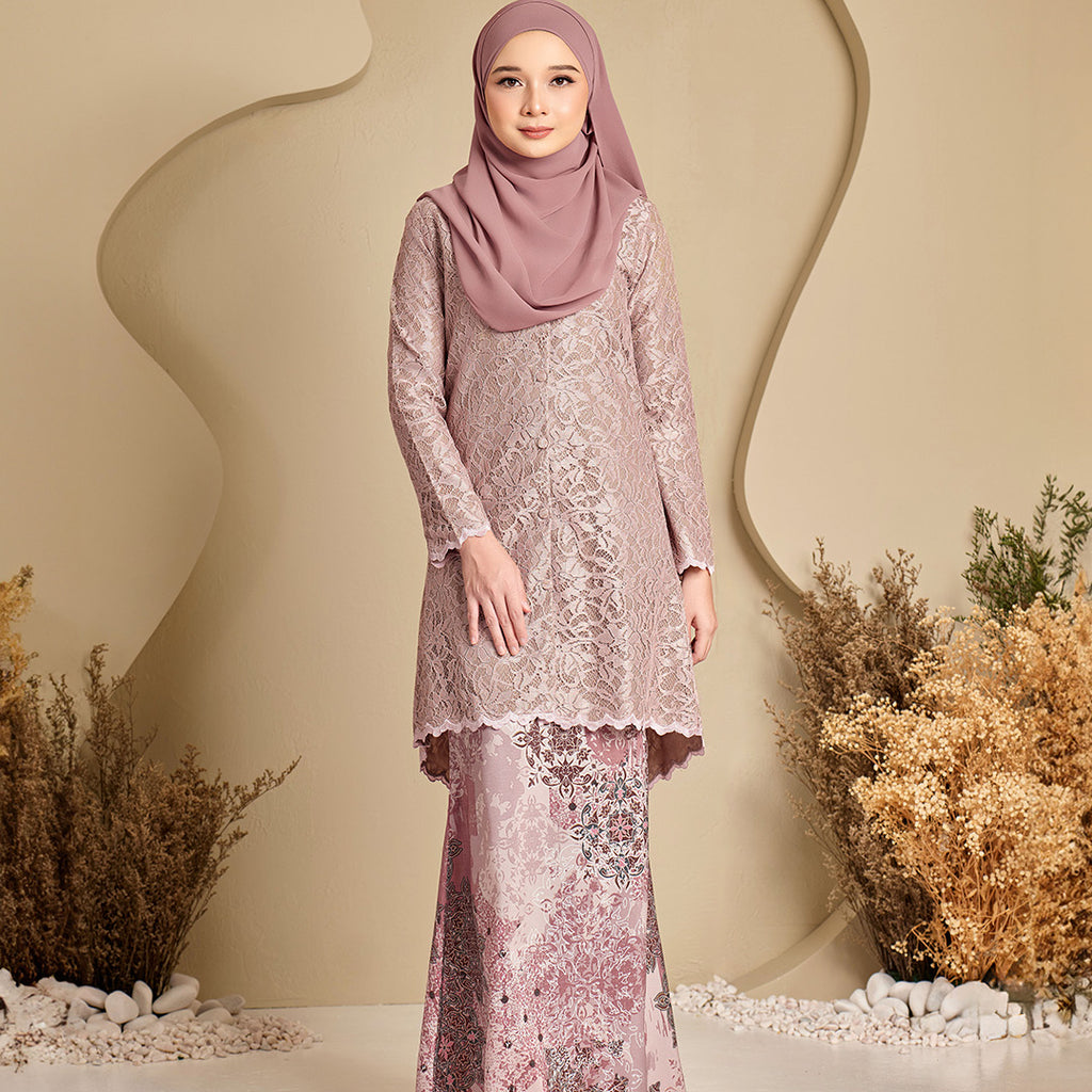 RIAU KURUNG RATNA (DUSTY PINK) – Scarffeya | Malaysia’s Best Clothing Brand
